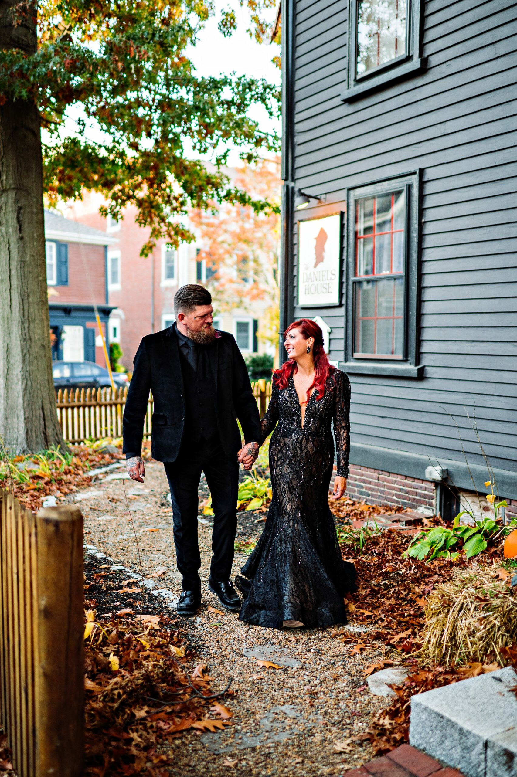 Spooky Salem Elopement at The Witch House | Katlyn Reilly